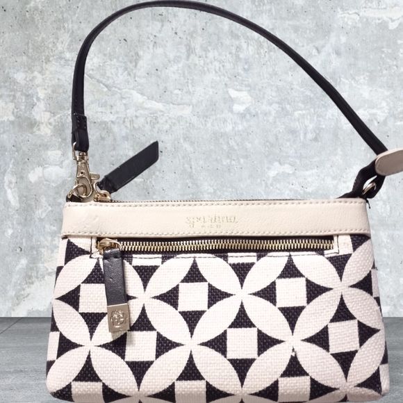 Spartina 449 | Bags | Spartina 449 Small Shoulder Wrist Bag Purse Black ...